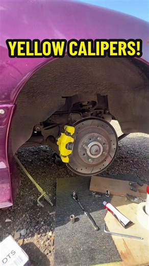 Yellow Brake Calipers: A Stylish Upgrade for Your Car