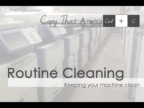 Routine Cleaning for Toshiba eStudio