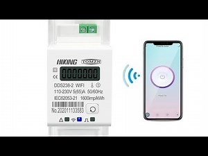 TUYA SINGLE PHASE DIN RAIL WIFI SMART ENERGY METER TIMER POWER 110V 220V 50/60Hz