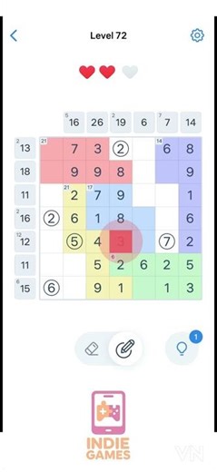 Quickplay: Number Sums level 72 #brainteaser #braintraining #puzzle #brainworkout #gameplay