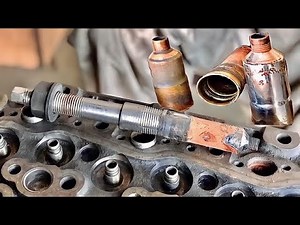 Make The Head Injector Sleeves Puller For Easy Removal / Remove Fuel Injector Cup