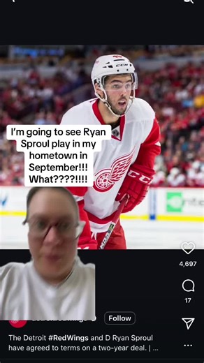 This is a BIG deal for any European Red Wing fan. I mean, he’s not going to play for my hometown unfortunately but he’s going straight to the next town and will play the first game of the season in my hometown. OH MY GOD. I’m melting. Is this real???? #hockey #detroit #nhl #slovakia @HK Poprad