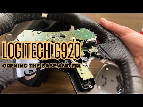 How to Fix Logitech G920 / G29 / G923 — Opening the Base & Repair Guide (2025)