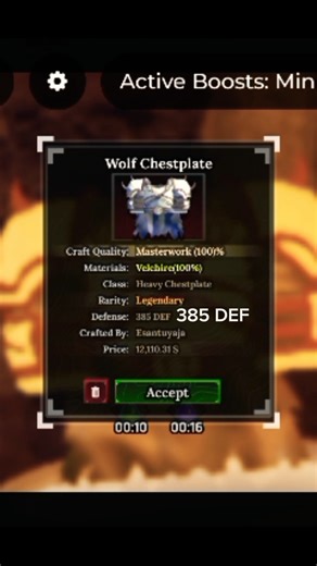 recipe for a powerfull armor in forge | #roblox #forge #armor #roblox