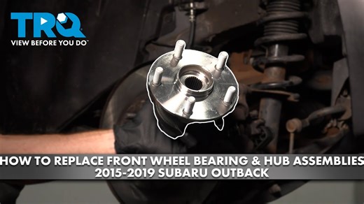 How to Replace Front Wheel Bearing  Hub Assemblies 2015-2019 Subaru Outback