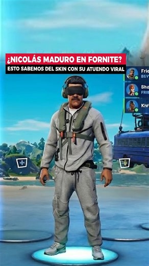 🔥 ¿Nicolás Maduro en Fortnite? 🎮 Usuarios aseguraban la llegada 📲👀 de una supuesta skin de Nicolás Maduro al videojuego Fortnite 👾 📌 Sin embargo, se trata de contenidos no oficiales, creados por usuarios mediante memes, ediciones gráficas y mods. #Fortnite #NicolásMaduro #Videojuegos #RedesSociales #Viral | sdpnoticias