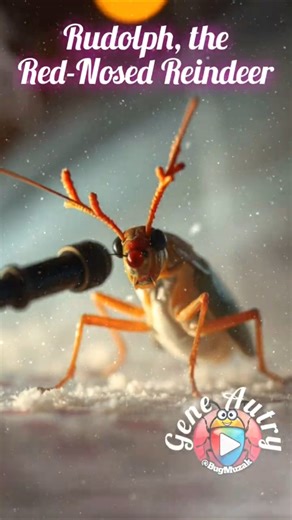 Cockroaches Rock Gene Autry’s “Rudolph the Red-Nosed Reindeer” | Bug Muzak Christmas Special