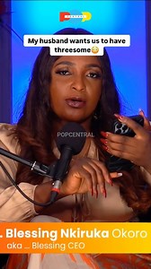 3.8K reactions · 22 shares | My husband wants us have threesome‍♀️ This one na another Abidoshackerrrrr, watch the full episode of Moments with @officialbblessingceo on our YouTube channel now, link in bio⬆️ #marriage #blessingceo | Popcentraltv | Facebook