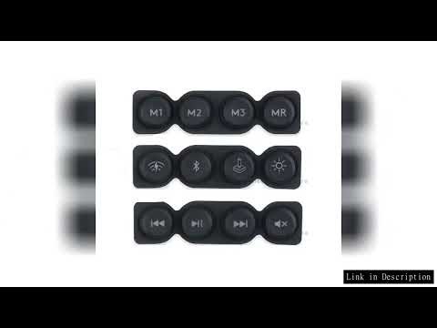 Black Multimedia Keycaps Rubber Keys for Logitech G915 G913 G815 G813 RGB TKL Mechinical Keyboard