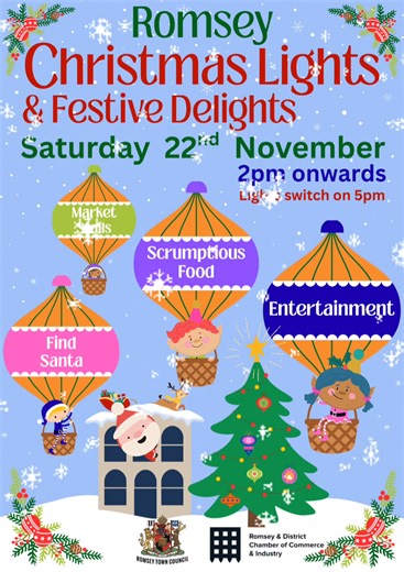 🎄✨ It’s officially November which means it’s time to untangle the fairy lights, circle half the Argos catalogue, and admit that yes, you’ve already started playing Mariah Carey. 😉✨🎄 We’re counting down to Romsey Christmas Lights & Festive Delights on Saturday 22nd November and it’s going to sleigh! 💫 The fun starts from 2pm. 😆 🎶 On stage, you can look forward to incredible performances that are guaranteed to get you singing your festive heart out! ❤️ Around town, you might just spot reinde
