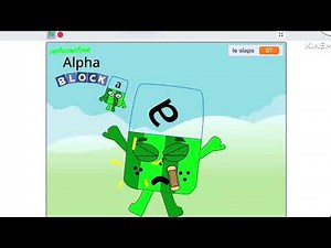 Alphablock A Screams and Disappears