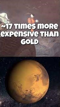 A Mars Rock Worth More Than Gold ☄️ #shorts #astronomy #gold #youtubeshorts #viral