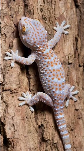 Tokay Gecko on Tree Bark: Adaptation in Action