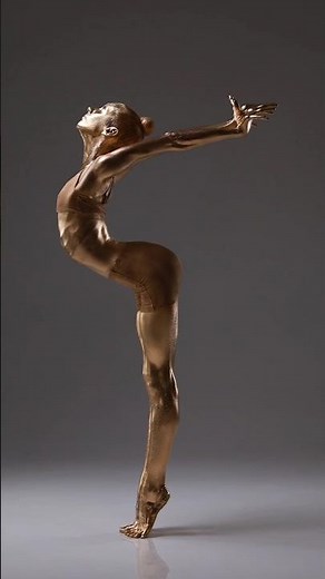 🇺🇦 Model poses for photoshoot📸 Rhythmic gymnastics. Model Polina