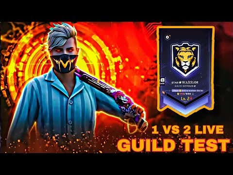 FREE FIRE LIVE GUILD TEST DAY 9 || FREE FIRE LIVE RANK PUSH || #freefirelive #shortsfeed #shortlive