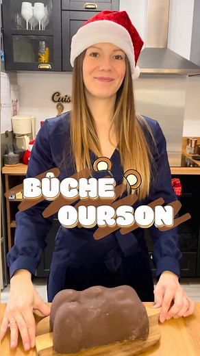 75K views · 1K reactions | RECETTE de la bûche Ourson 笠 -> Lien moule...