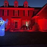 Halloween RGB Spotlights Outdoor, LED Color Changing Landscape Lights, Waterproof Spotlight with US Plug for Yard Garden Tree Path House Christmas Decoration (2 Pack)
