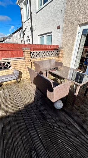 @macdeck_ on Instagram: "Our small garden makeover in Bishopbriggs which we started at the end of the year and completed on delivery of the lovely wood burning hot tub - next phase will be a wood burning sauna in the redundant garage space"