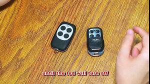 Universal Garage Door Opener Remote Universal Gate Remote Control Homelink Key Fob Cloning Programmable Learning 4-Buttons Multi Frequency 280MHZ-868MHZ (1 PC, White 3)