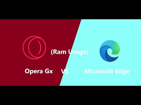 Opera Gx VS Microsoft Edge (Ram Usage)
