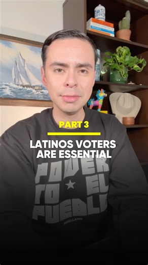 Part 3: Latino voters are essential The key to empowering and mobilizing them is early outreach, consistent engagement, and year-round investment. It’s not rocket science, but it does require intentionality and the courage to invest in a community that has been historically, neglected, overlooked, and under resource. ★ Repost or DM this to a friend to spread the word. #news | #latinos | Antonio Arellano