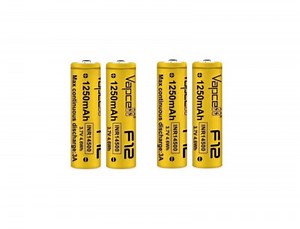 Vapcell 14500 1250mAh Battery 3.7V F12 3A Button Top Rechargeable Batteries | eBay UK