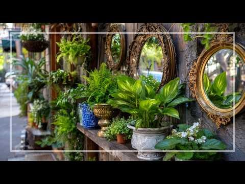 Genius Upcycled Vintage Garden Decor ✨ Modern Whimsical Touches for Small Outdoor Areas