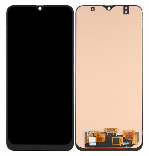 LCD with Touch Screen for Samsung Galaxy M30s - Black (display glass combo folder)