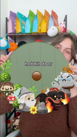 Design the perfect Hobbit door wreath— comment your votes for the color, door knob, and next kit!
