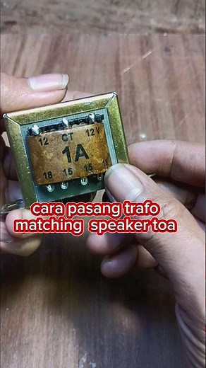 How to install a matching transformer for TOA speakers #shorts #transformer #matchingtransformer