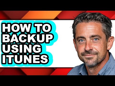 How to Backup Using Itunes (updated)