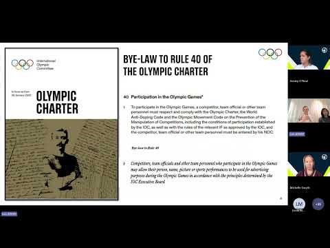 WFSGI x IOC Rule 40 Generic Advertising Webinar - Milano Cortina 2026