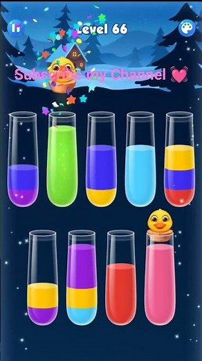 WATER SORT LEVEL-66 COMPLETED