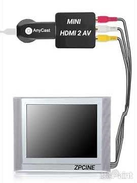 Turn Old CRT TV into Smart TV | Mobile Screen Cast to CRT TV via WiFi | HDMI2AV #diy