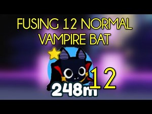 HALLOWEEN EVENT! FUSING 12 NORMAL VAMPIRE BAT! (Pet Simulator X - HALLOWEEN)