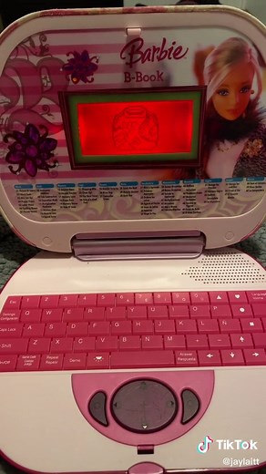 Barbie Laptop from the Early 2000s