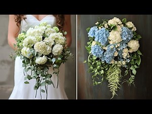 Hydrangea Wedding Bouquet Ideas