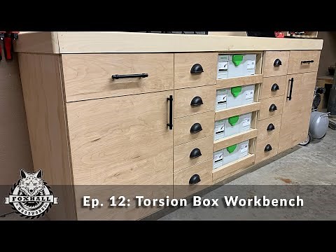 DIY | How to Build a Torsion Box Workbench | FREE Plans! | Woodworking Projects