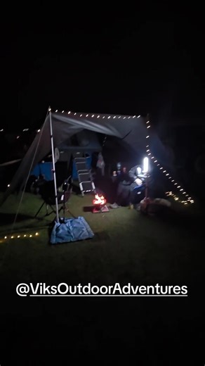 @Viks Outdoor Adventures has joined us for new years eve! light snow is falling!