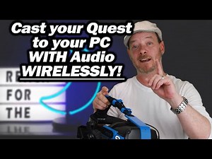 Cast Oculus Quest to PC WITH Audio WIRELESSLY!!!