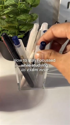 How to stay focused while studying as exam near