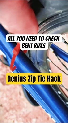 Innovative Zip Tie Trick to Check Wheel Alignment Fast - satisfying Innovation