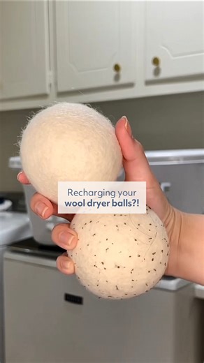 Have your Fluff and Tumble Dryer Balls been working hard for a while? 👀 It might be time for a little refresh. Here’s a quick tutorial to help refresh your little wool besties. Step 1: Add an eco-friendly detergent to your washer, Ultra Power Plus Laundry Detergent is a great option! Step 2: Place the dryer balls in the drawstring bag they came in and add them to the wash. Pro tip: No bag? A tall, thin sock works just as well! Step 3: Wash on a gentle cycle with hot water. Step 4: Remove the dr