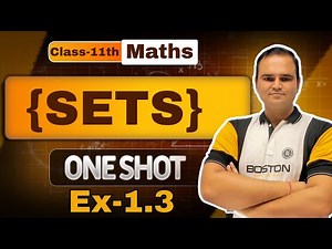 Class 11 Maths Ex 1.3, Q1 to Q8 | Chapter 1 | SETS | Ex-1.3 All Questions | One Shot | CBSE NCERT |