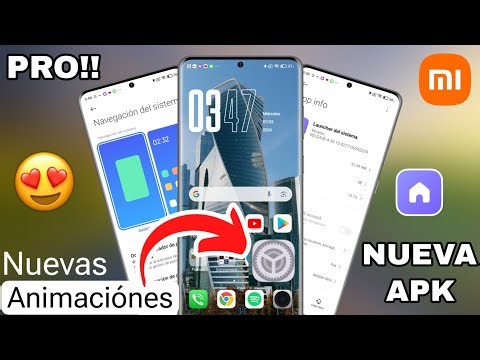 XIAOMI HYPEROS LAUNCHER PRO APK CON ANIMACIONES!! DESCARGA YA✅