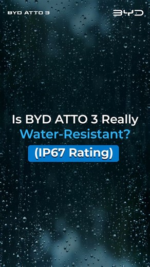 8K views · 81 reactions | BYD ATTO 3 : Protection you can rely on. ️ With IP67 water resistance rating, this Full Electric SUV is built to conquer Bangladesh’s toughest weather. One of our proud customers drove through the pouring rain at Gazipur and the ATTO 3 handled it effortlessly. Book your test drive now  https://forms.gle/iadsUjqiXiAHK9V57 #BYDATTO3 #EnergyReawakened #IP67 #DriveWithConfidence #BYDBangladesh | BYD Bangladesh | Facebook