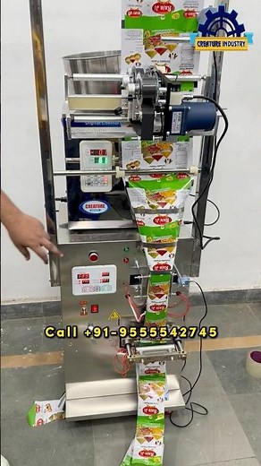 Powder In Pouch Packing Highly recomanded Pouch packing machine | Creature Industry- Packing Machine