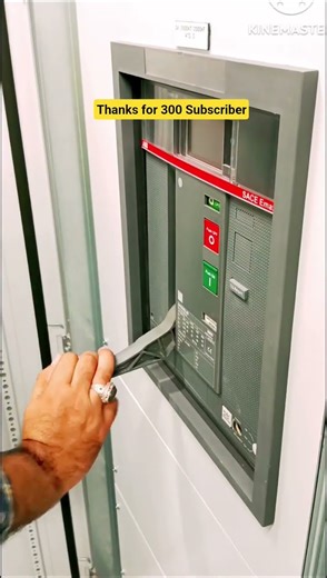 Lockout Tagout | acb breaker spring charging #acb #shorts ##shortsfeed