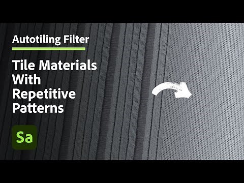 How to Auto Tile Repetitive Materials in Sampler | Adobe Substance 3D