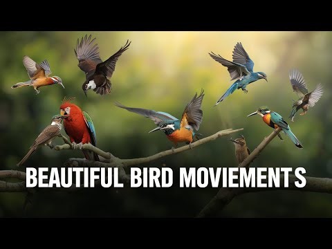 Elegant Bird Movements | Relaxing Wildlife Video